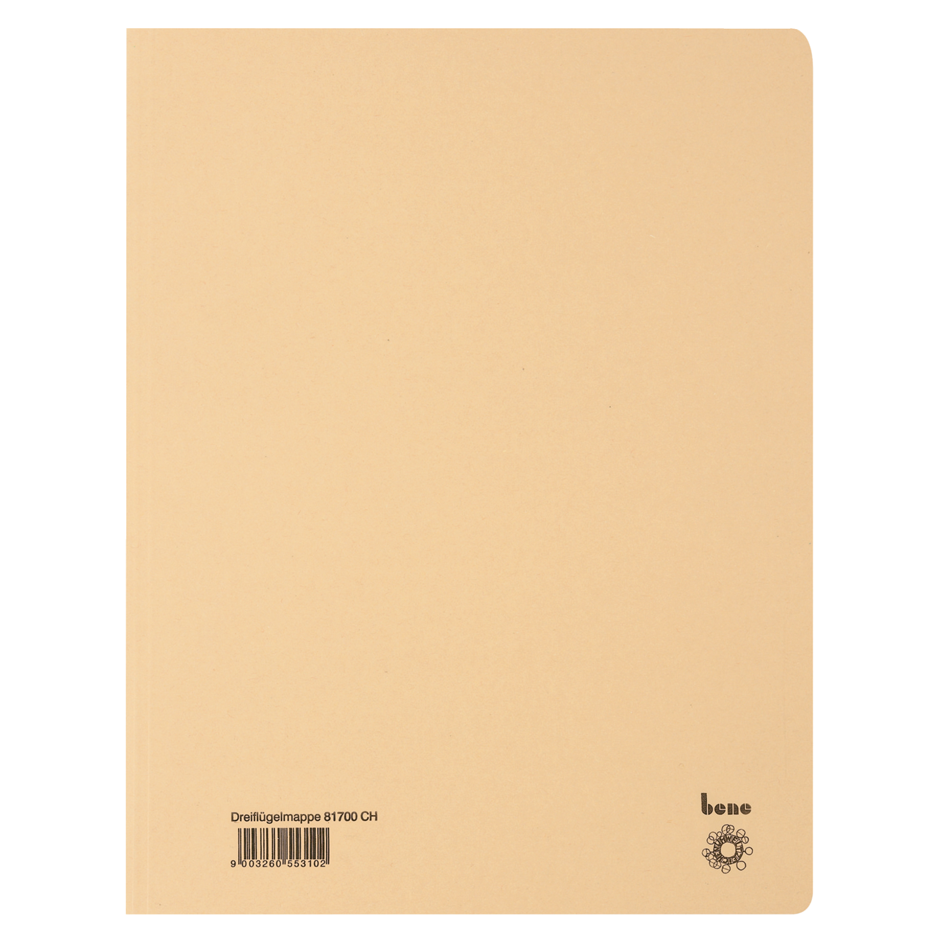 Bene Sammelmappe DIN A4 Karton chamois | chamois | 12013496